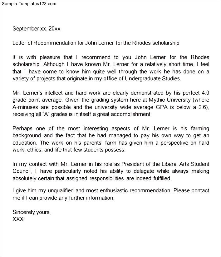 Letter Of Recommendation For Scholarship From Employer Sample Templates Sample Templates letter-of-recommendation-for-scholarship-from-employer-sample-templates-sample-templates