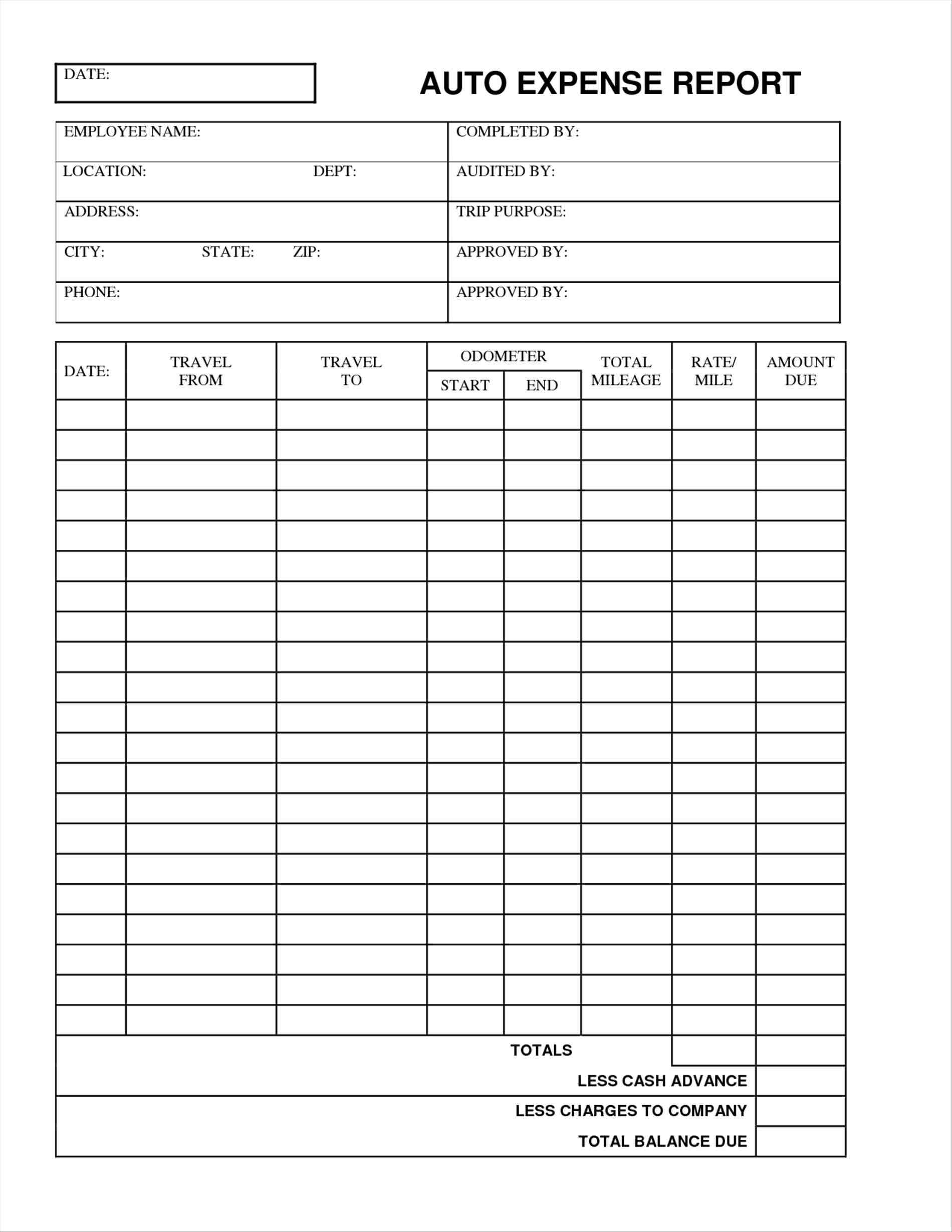 Expense Report Templates Sample Templates Sample Templates Expense Report Templates Sample Templates Sample Templates